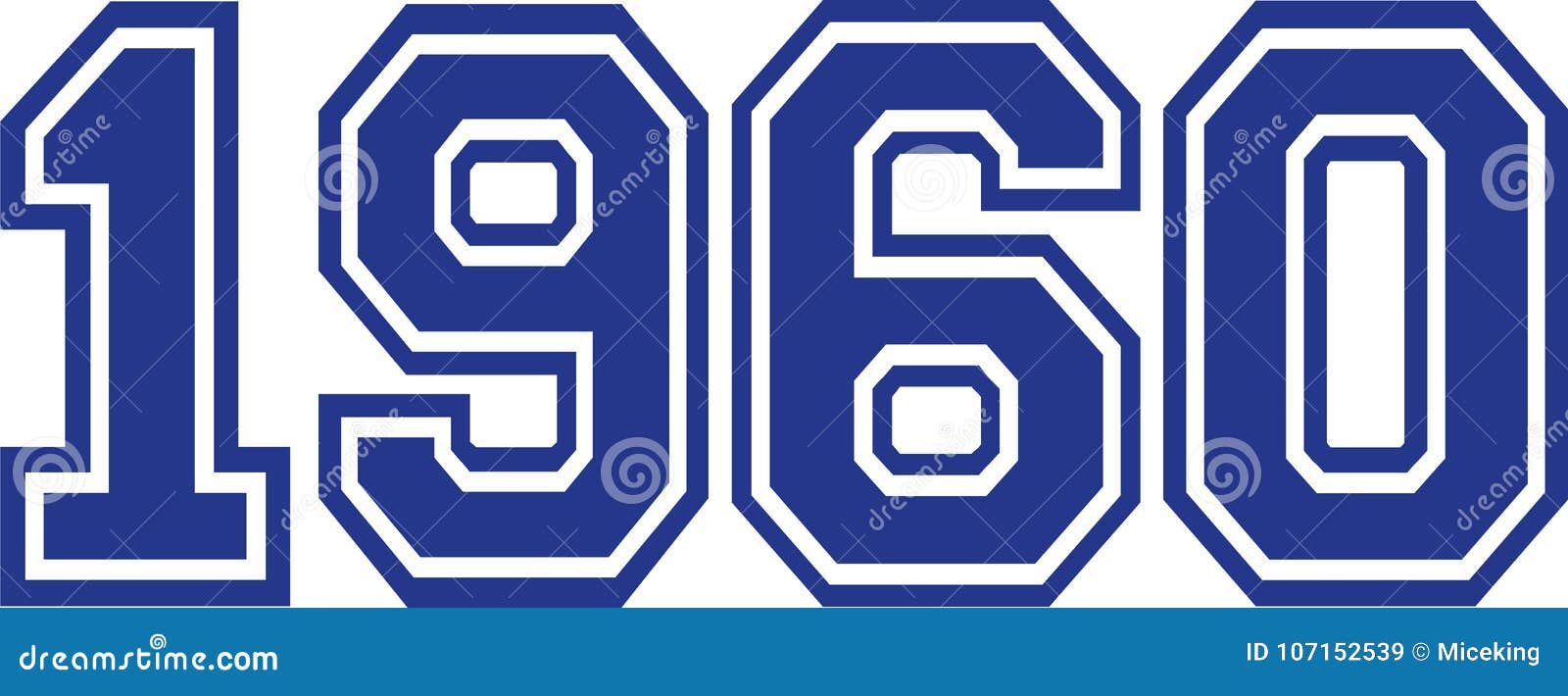 1960 Year College Font Royalty-Free Stock Photo | CartoonDealer.com ...