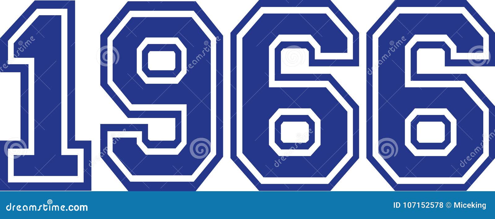 The 1966 Year Numeric Typography Text Vector Design. Calendar ... The 1966 Year Numeric Typography Text Vector Design. Calendar ...