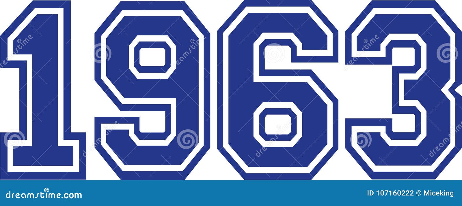 1963 Year College Font Stock Photography | CartoonDealer.com #107152556
