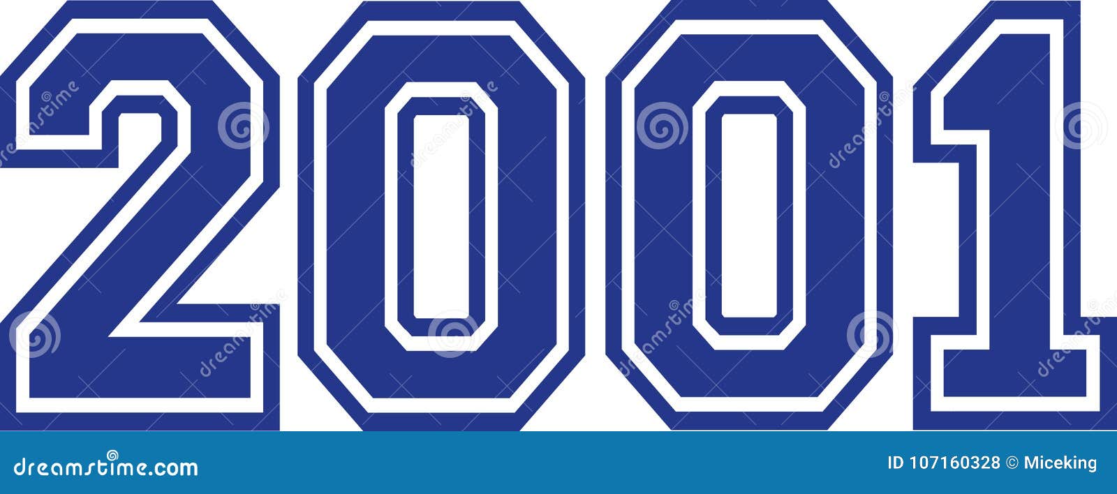 2001 Year College Font Stock Photography | CartoonDealer.com #107152706