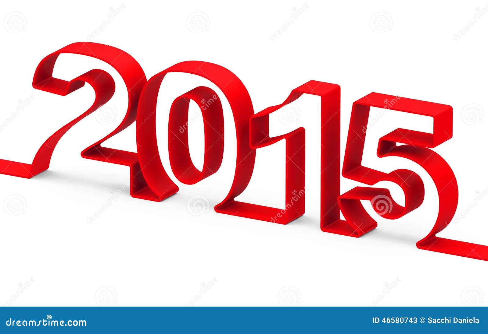 Year 2015 stock illustration. Illustration of year, happy - 46580743