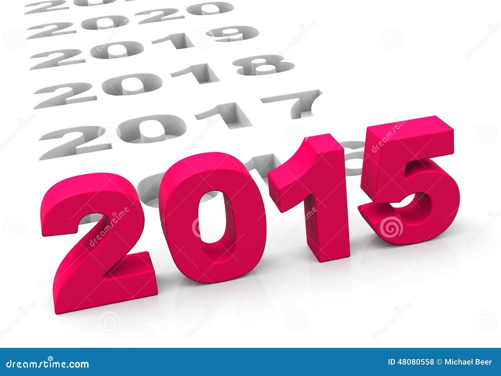 Year 2015 stock illustration. Illustration of wishes - 48080558