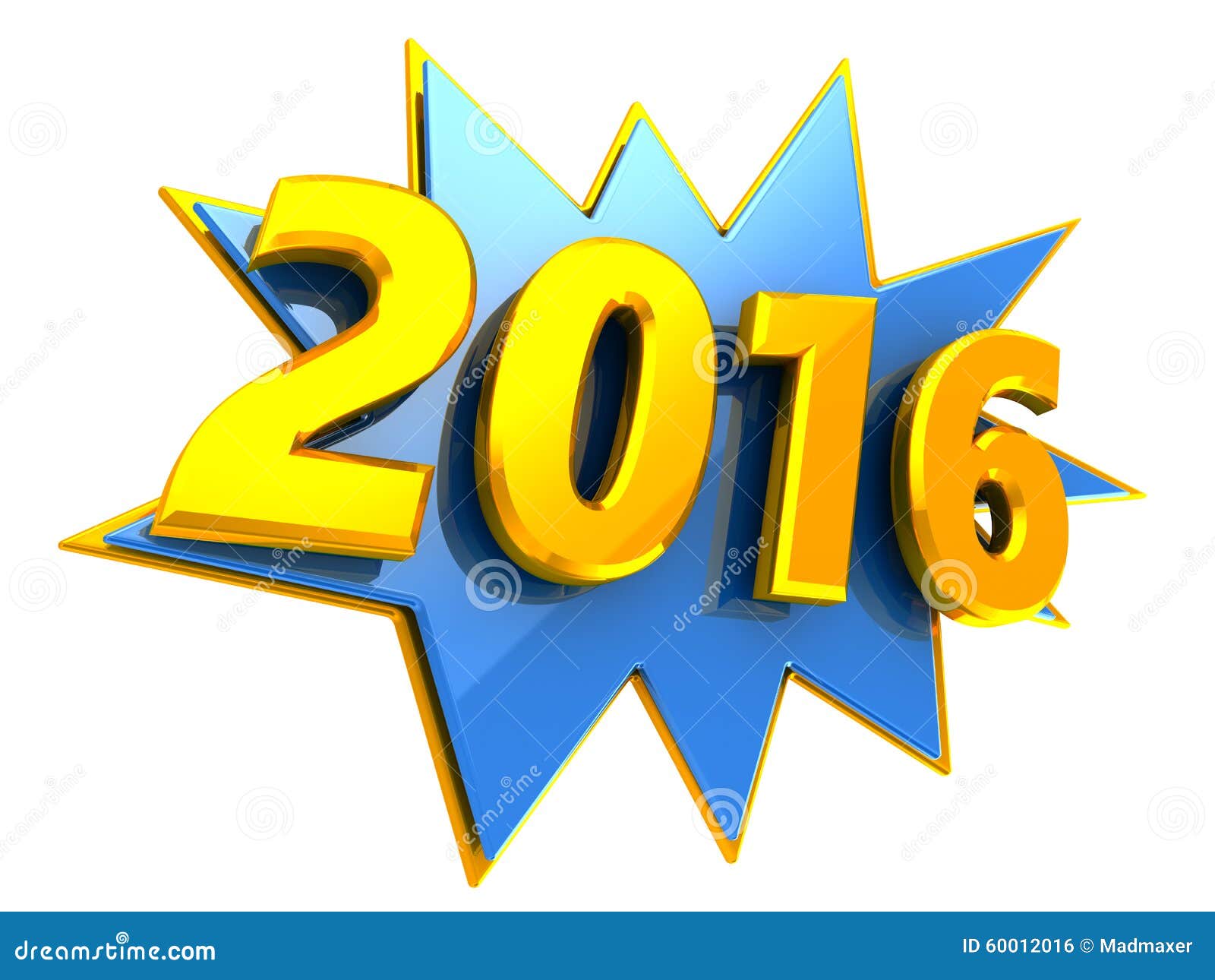 2016 year stock illustration. Illustration of celebration - 60012016