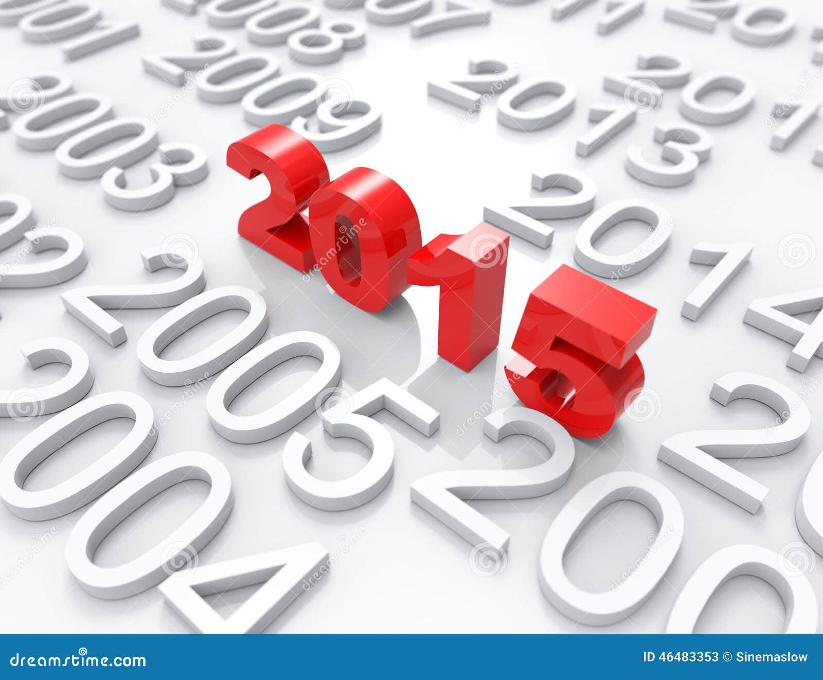 Year 2015 and the future stock illustration. Illustration of annual ...