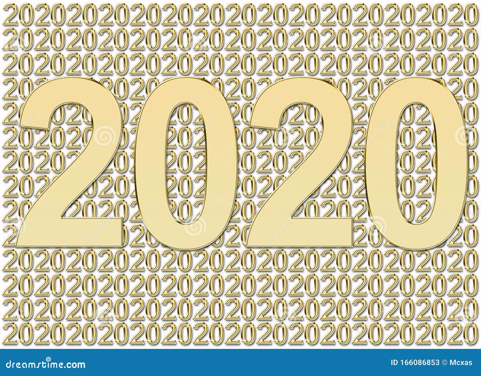 2020 year in gold stock illustration. Illustration of dating - 166086853