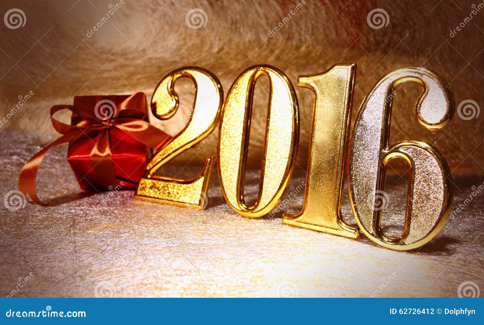 Year 2016 stock photo. Image of metal, greetings, gold - 62726412