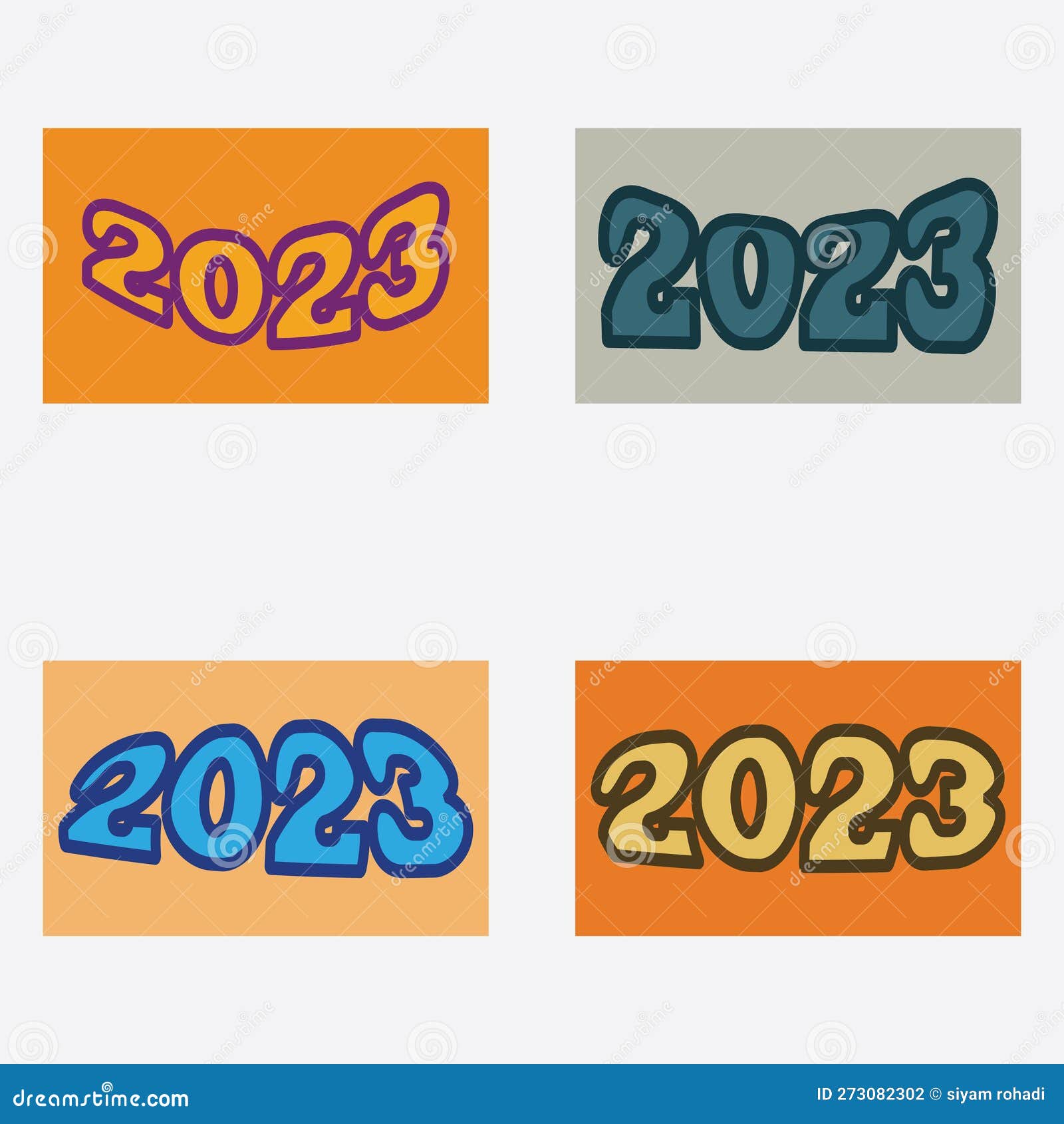 Year 2023 icon vector stock vector. Illustration of minimal - 273082302