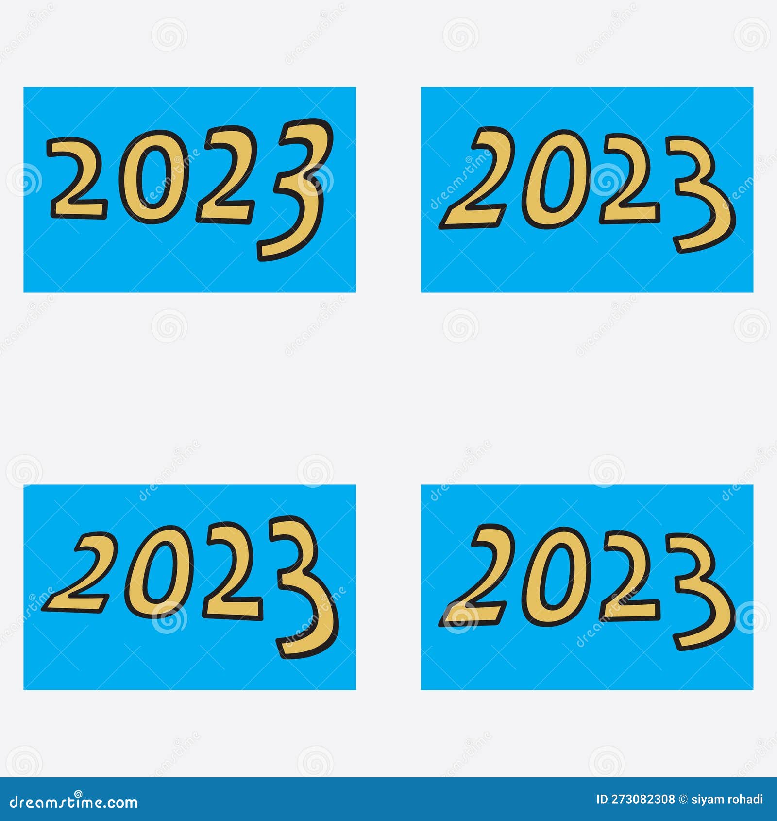 Year 2023 icon vector stock vector. Illustration of poster - 273082308