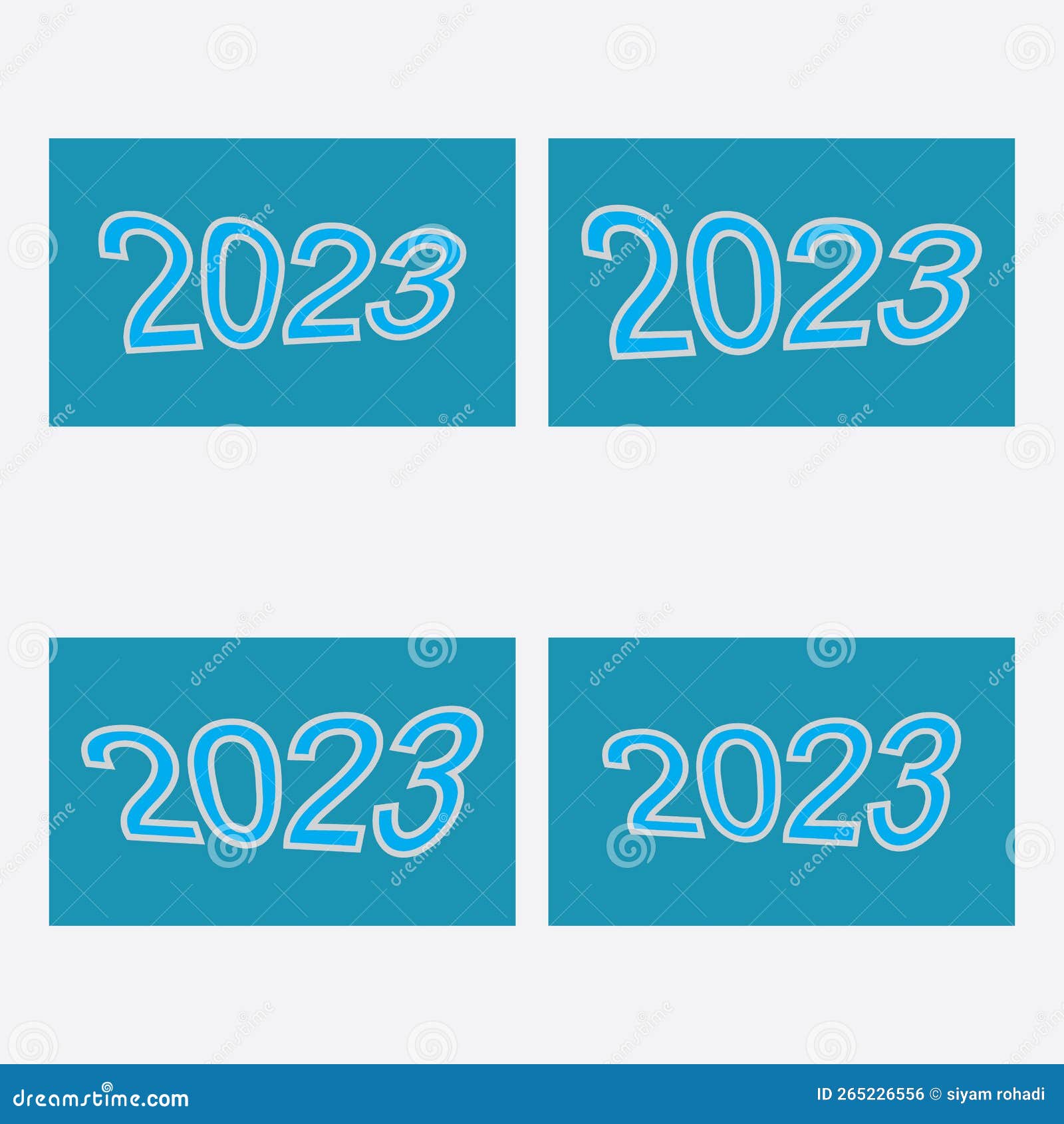 Year 2023 icon vector stock vector. Illustration of minimal - 265226556