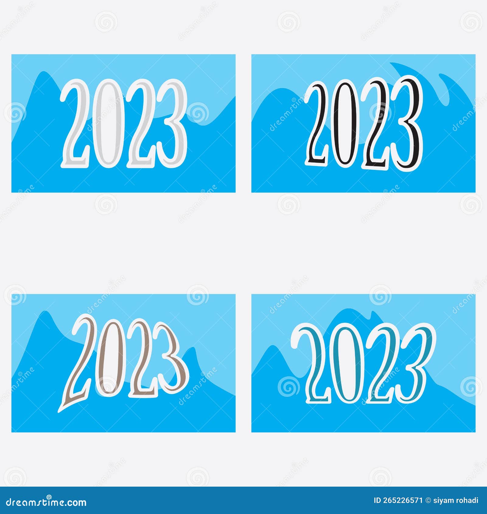 Year 2023 icon vector stock vector. Illustration of icon - 265226571