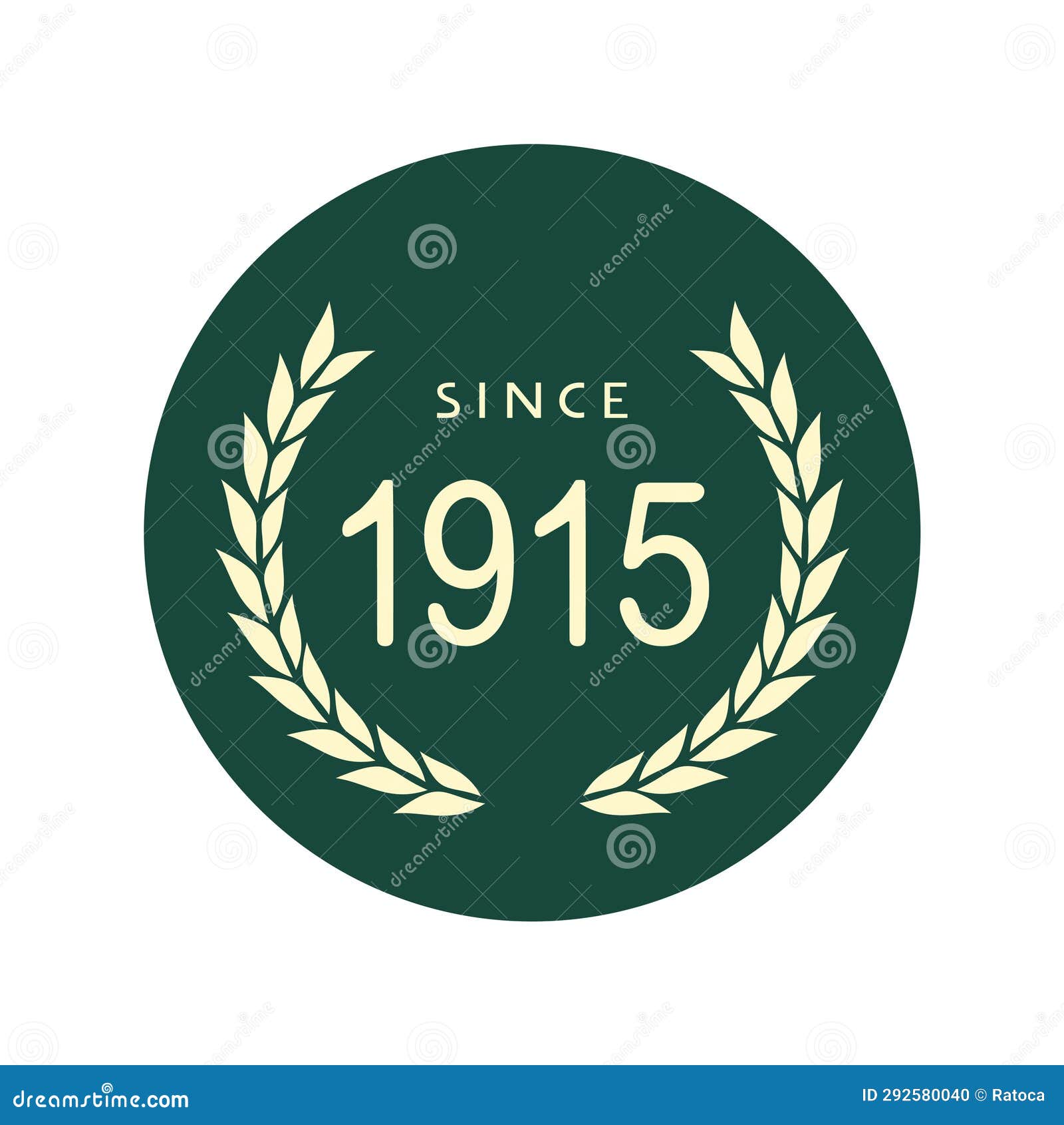 Since 1915 year message stock illustration. Illustration of celebration ...