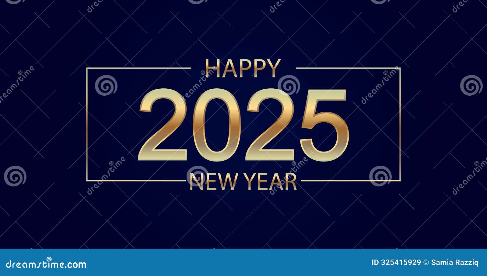 2025 a Year of New Beginnings and Happy Celebrations Stock Illustration ...