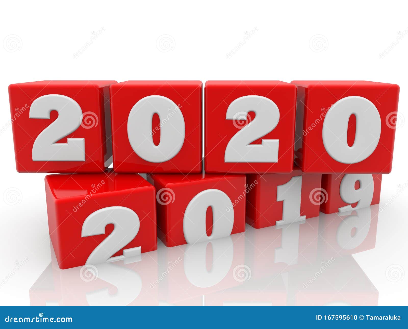 Year numbers on red bricks stock illustration. Illustration of symbol ...