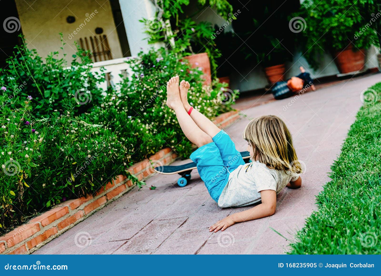 Child Stumble And Fall