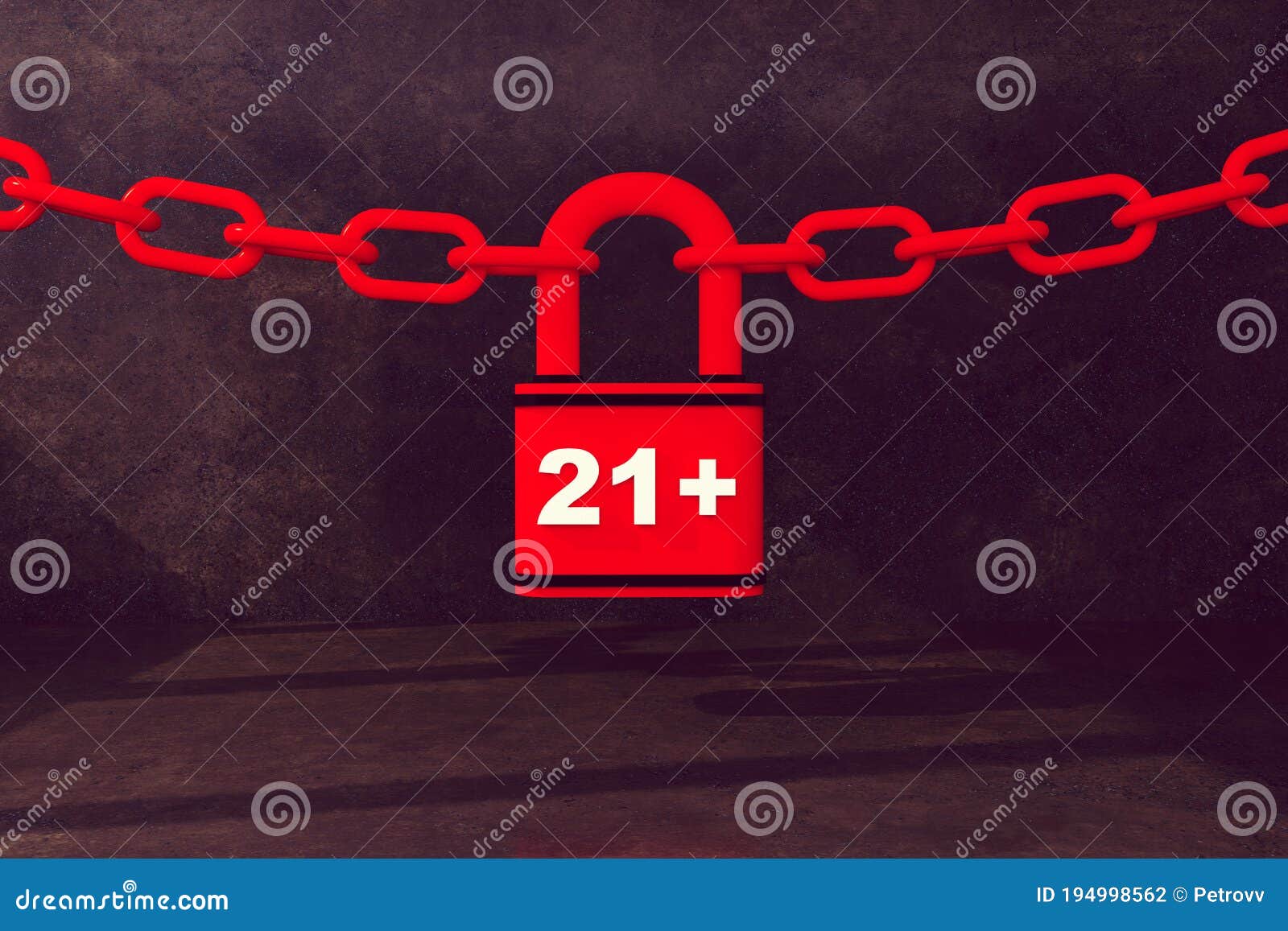 21 year old lock concept stock illustration. Illustration of warning ...