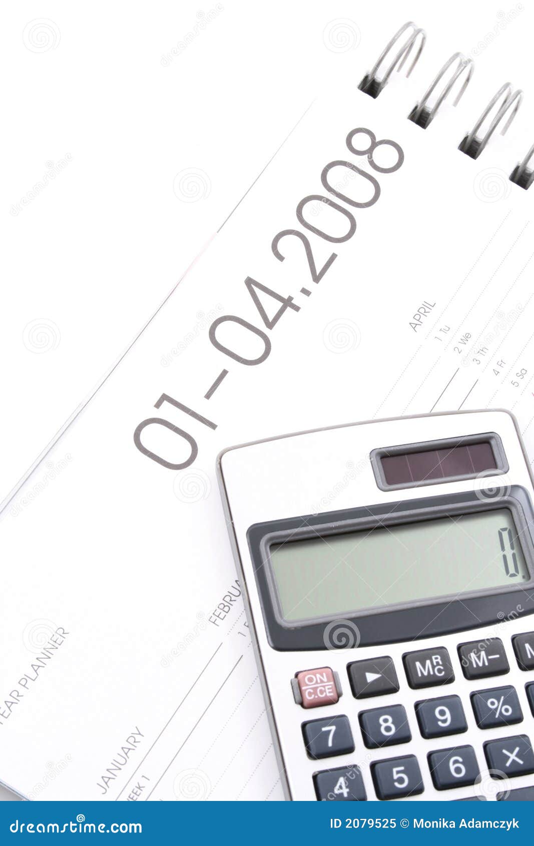 Year planner stock image. Image of calculator, organizing - 2079525