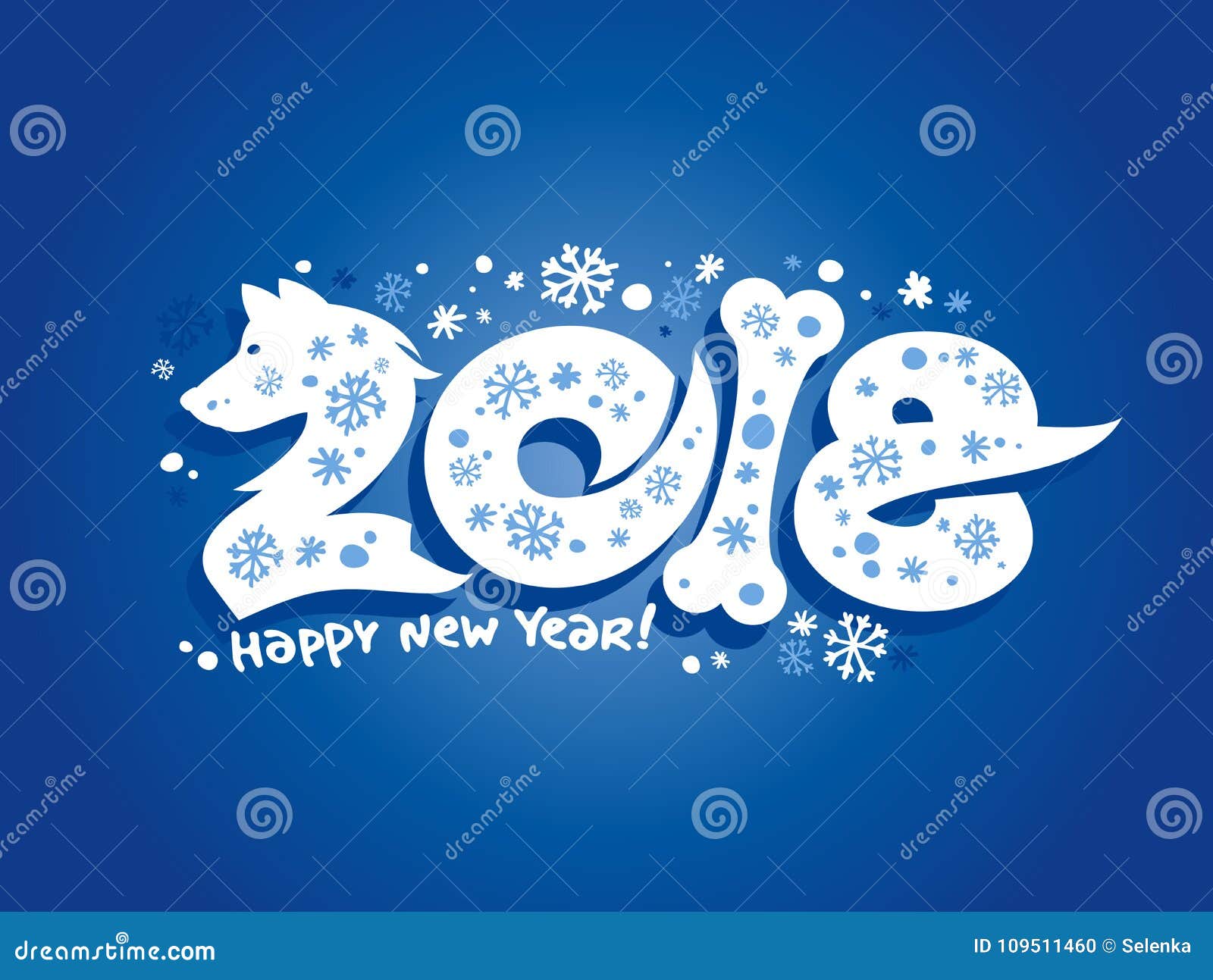 2018 year poster stock vector. Illustration of celebration - 109511460