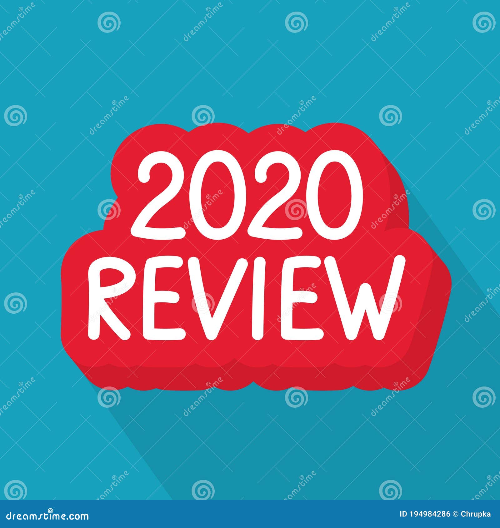 2020 year review concept stock vector. Illustration of plan - 194984286