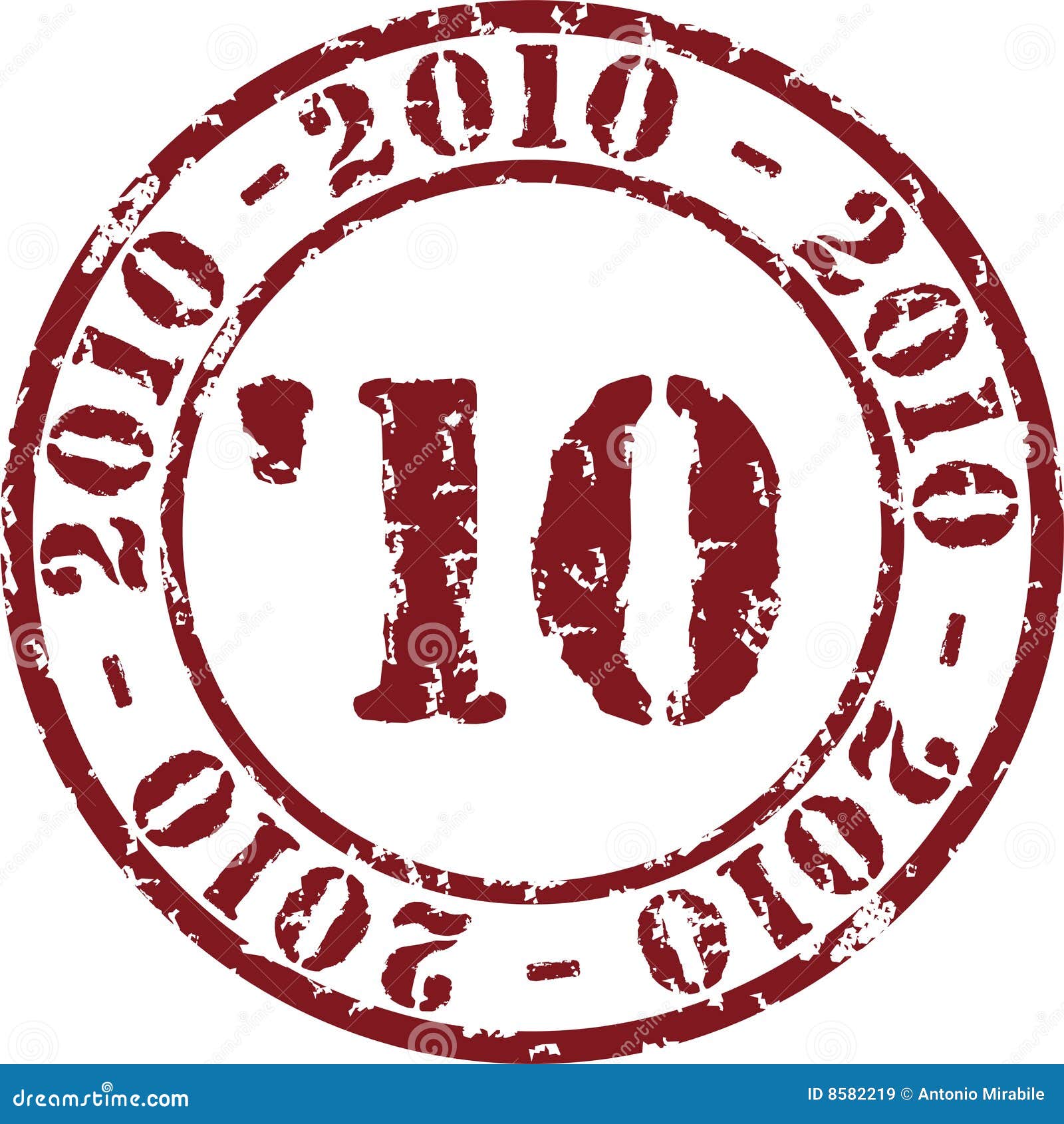 Year stamp stock vector. Illustration of symbol, textured - 8582219