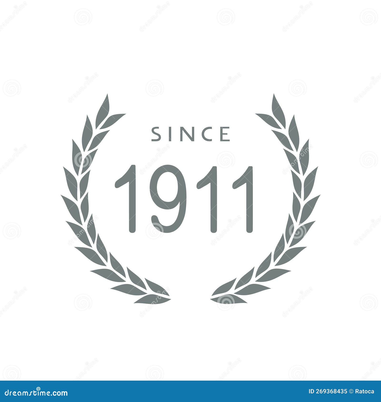 Since 1911 Year Symbol Vector Illustration | CartoonDealer.com #265879778