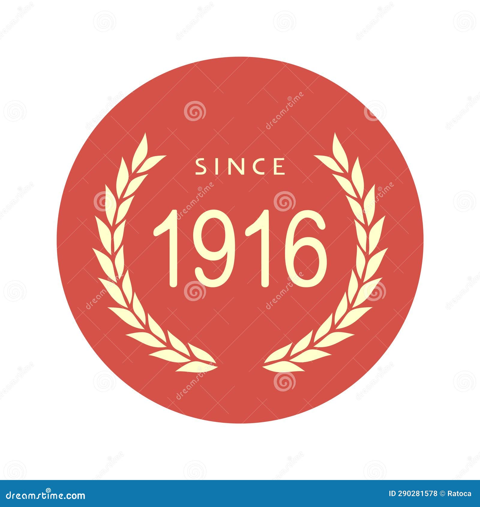 Since 1916 year symbol stock illustration. Illustration of business ...
