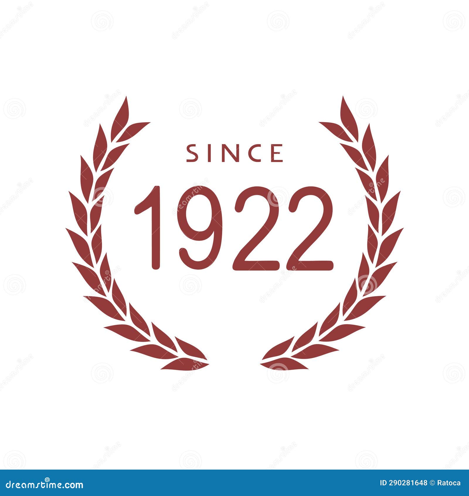 Since 1922 year symbol stock illustration. Illustration of number ...