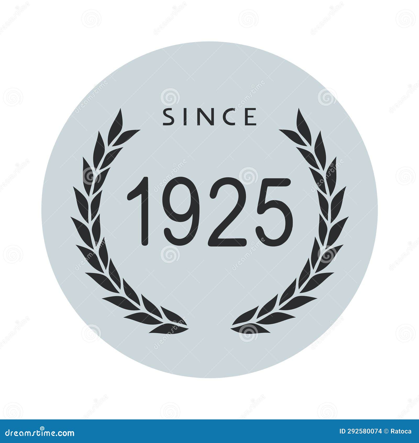 Since 1925 year symbol stock vector. Illustration of 1925 - 292580074