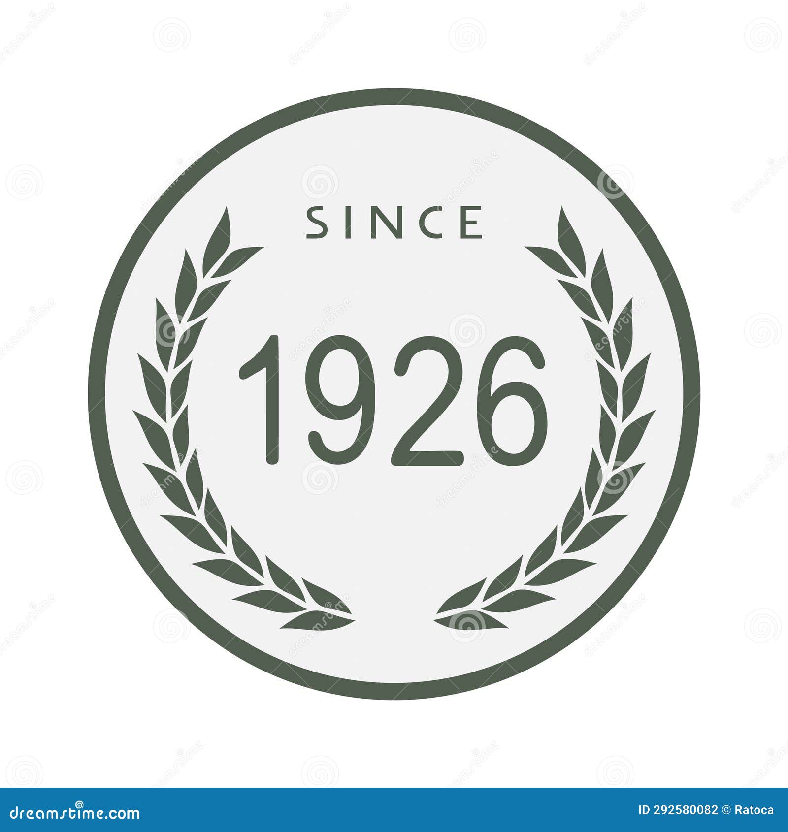 Since 1926 Year Symbol Vector Illustration | CartoonDealer.com #292580082