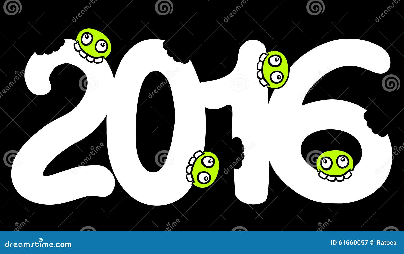 2016 year symbol stock vector. Illustration of creative - 61660057
