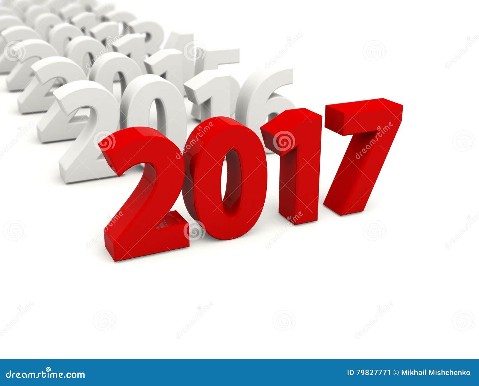 2017 Year Symbol with Other Years. Stock Illustration - Illustration of ...