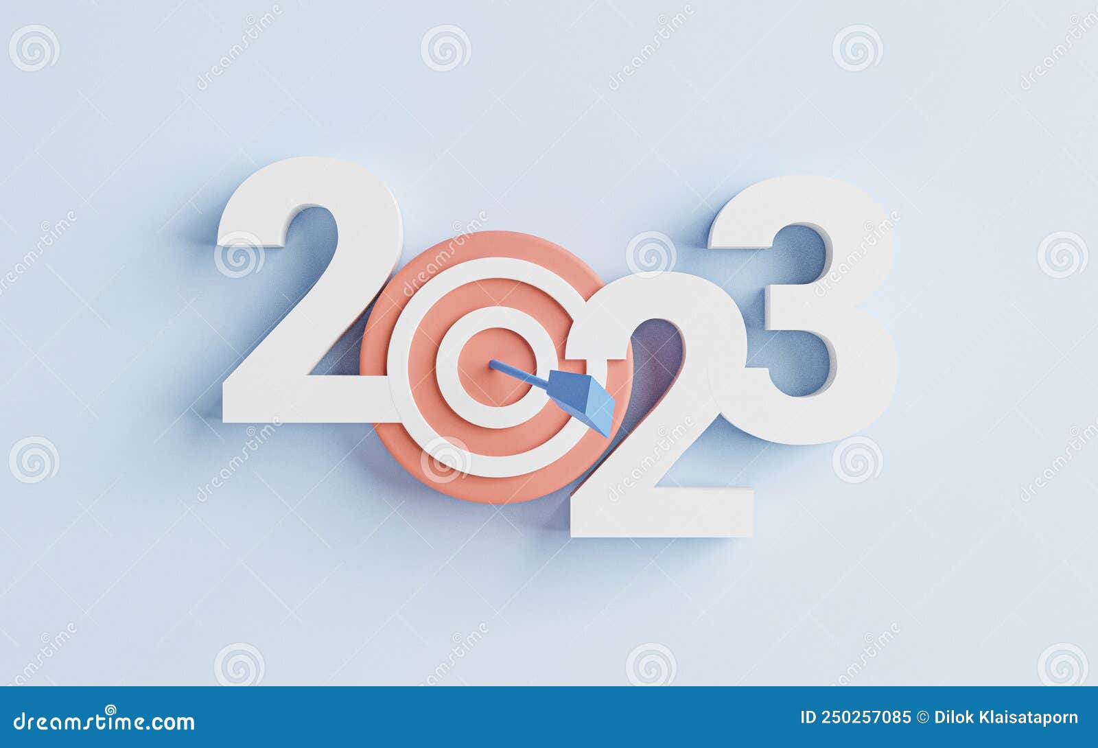 2023 Year with Target Board for Setup Business Objective Target and ...