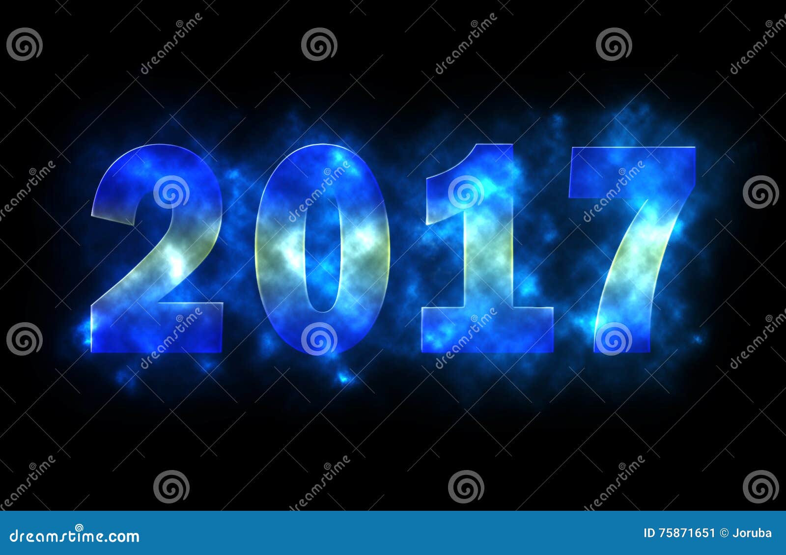 2017 year stock illustration. Illustration of event, glow - 75871651