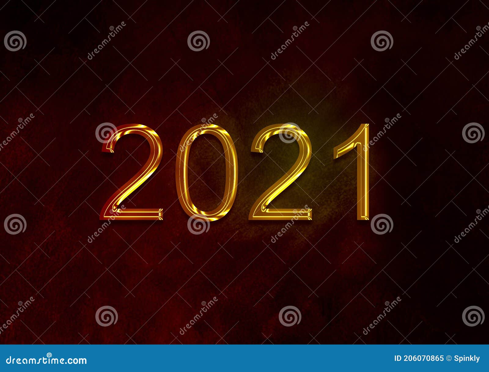 Year 2021 text in gold stock image. Image of abstract - 206070865