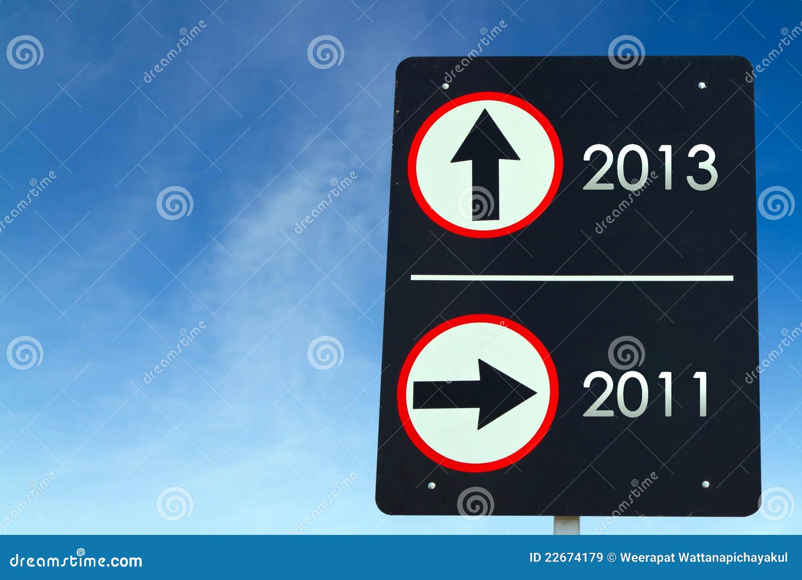 Year on traffic sign stock image. Image of black, transport - 22674179