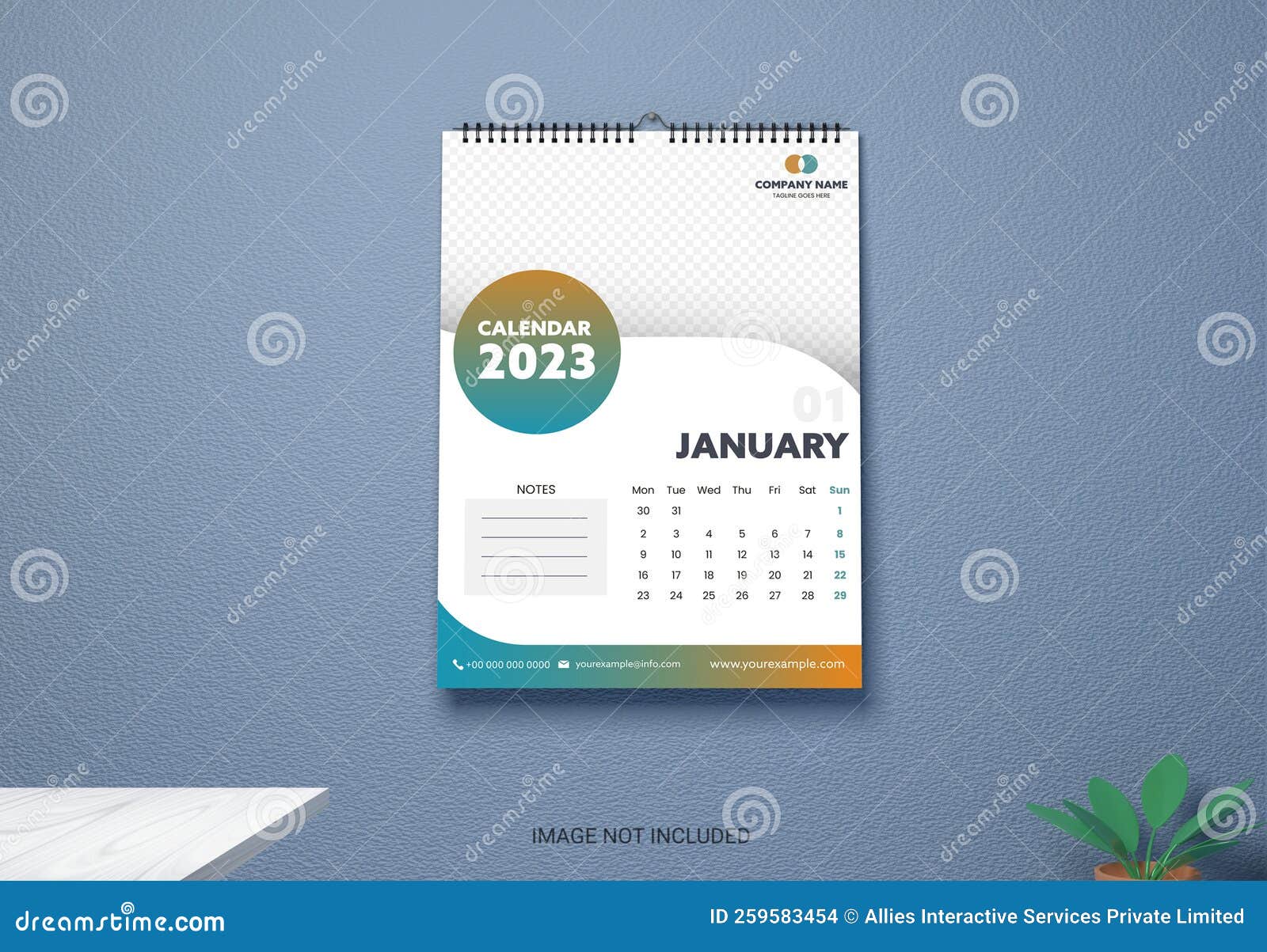 Notepad Or Calendar 3D Icon Template. Blank Notepad With White Sheet ...