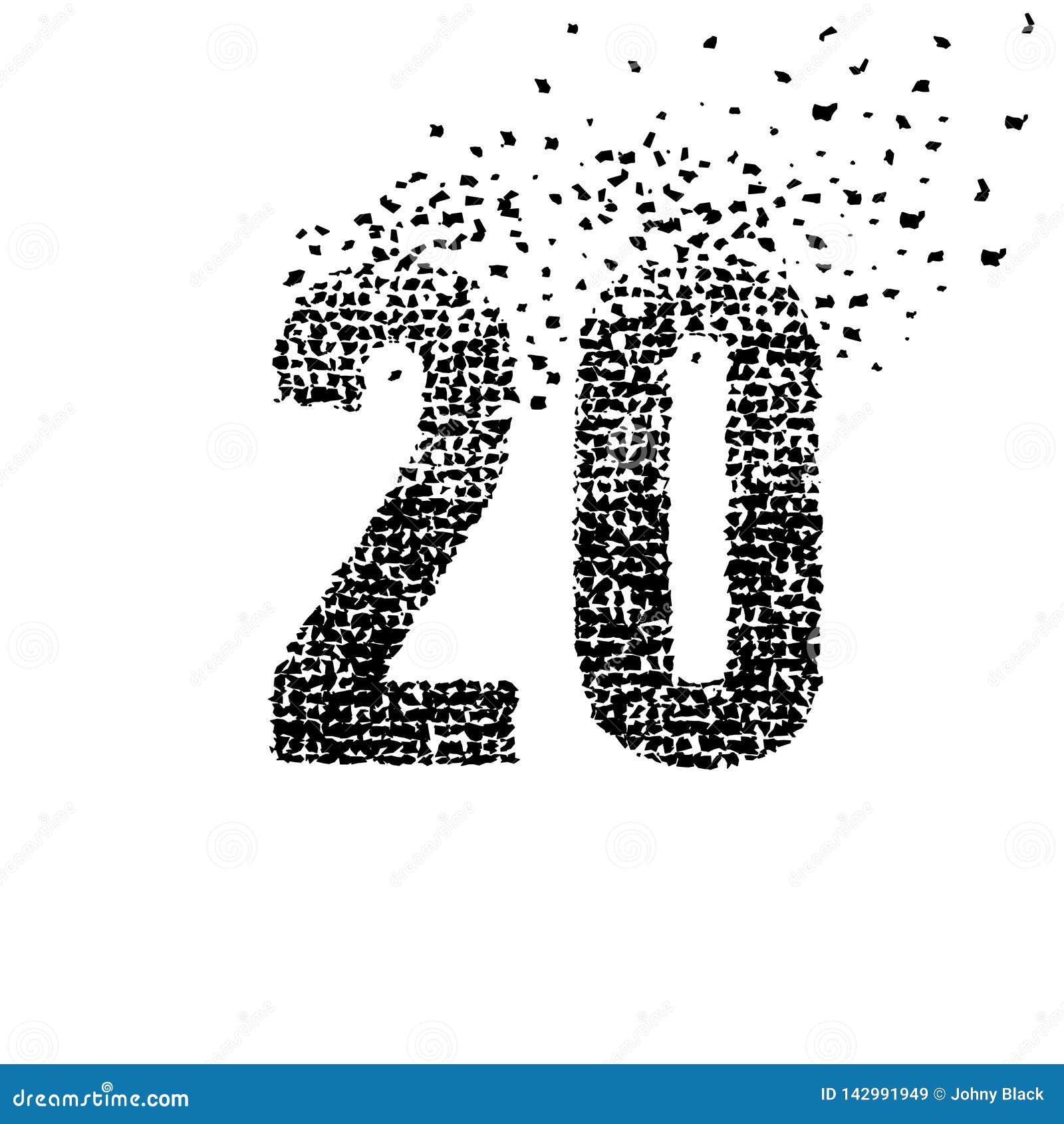 Abstract Number 20. Vector and Illustration. Stock Vector ...