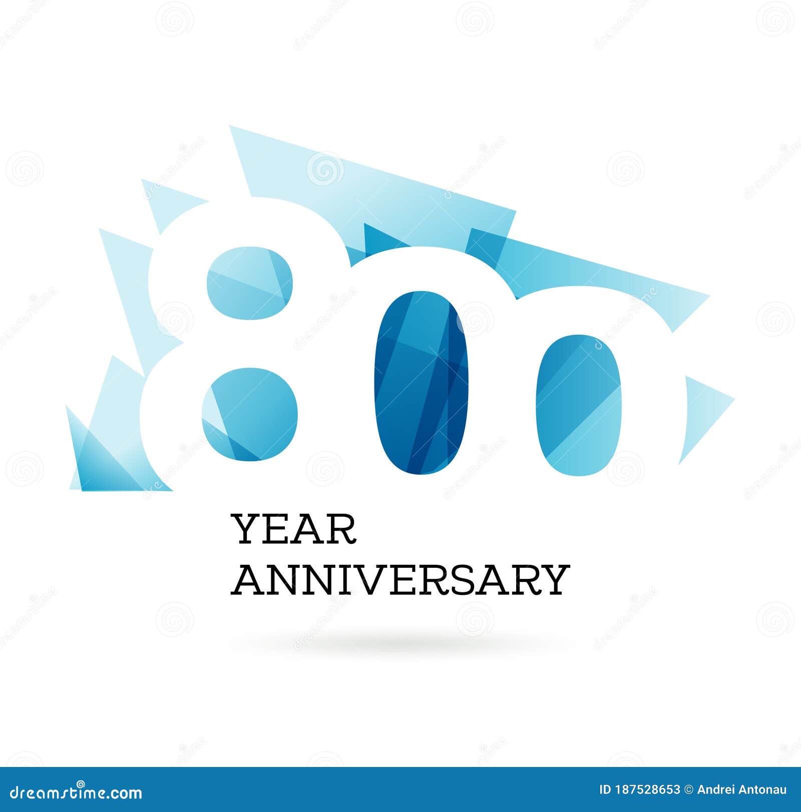 800th Years Anniversary Label Stock Vector - Illustration of ...
