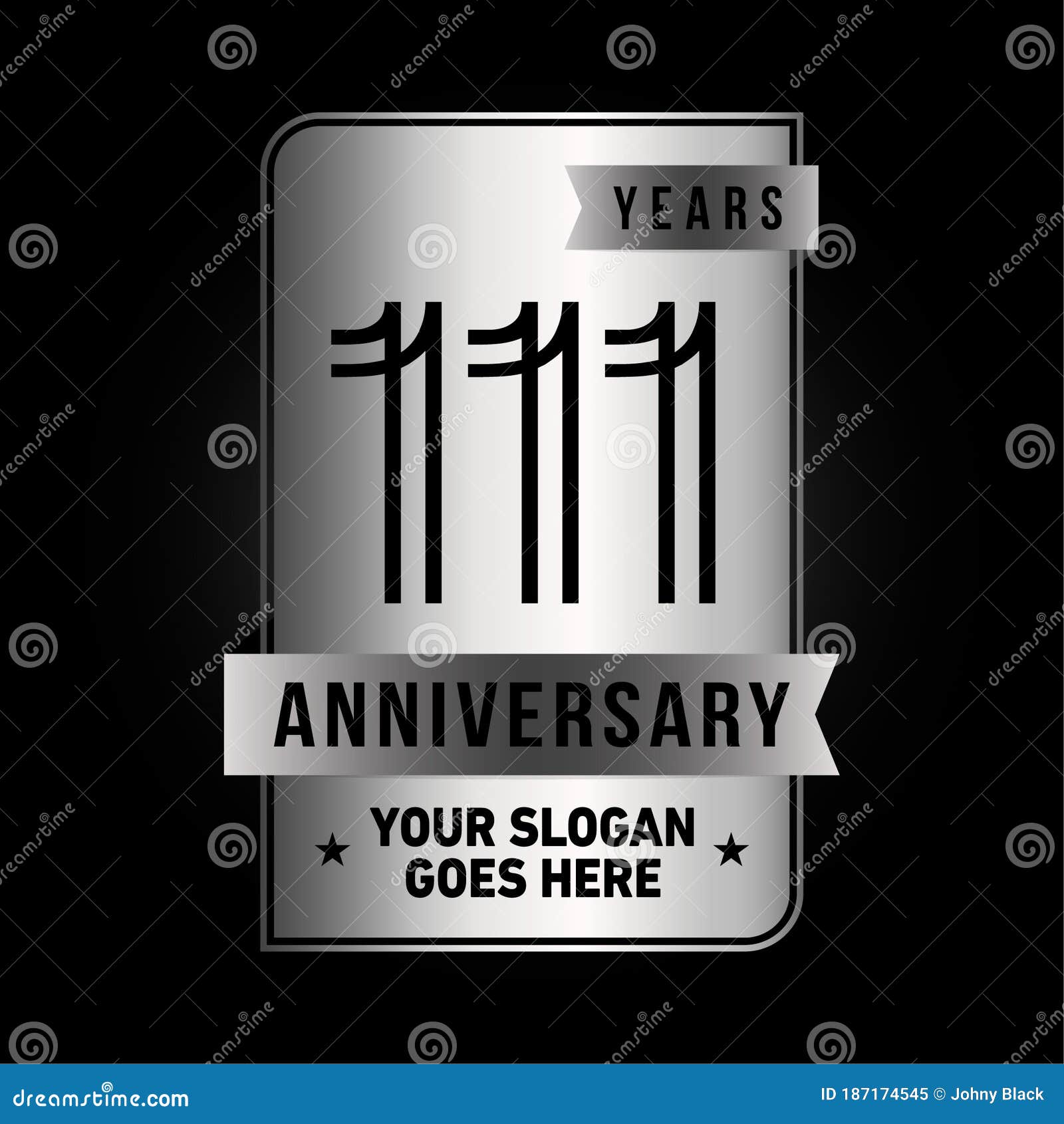 111 Years Celebrating Anniversary Design Template. 111th Logo. Vector ...