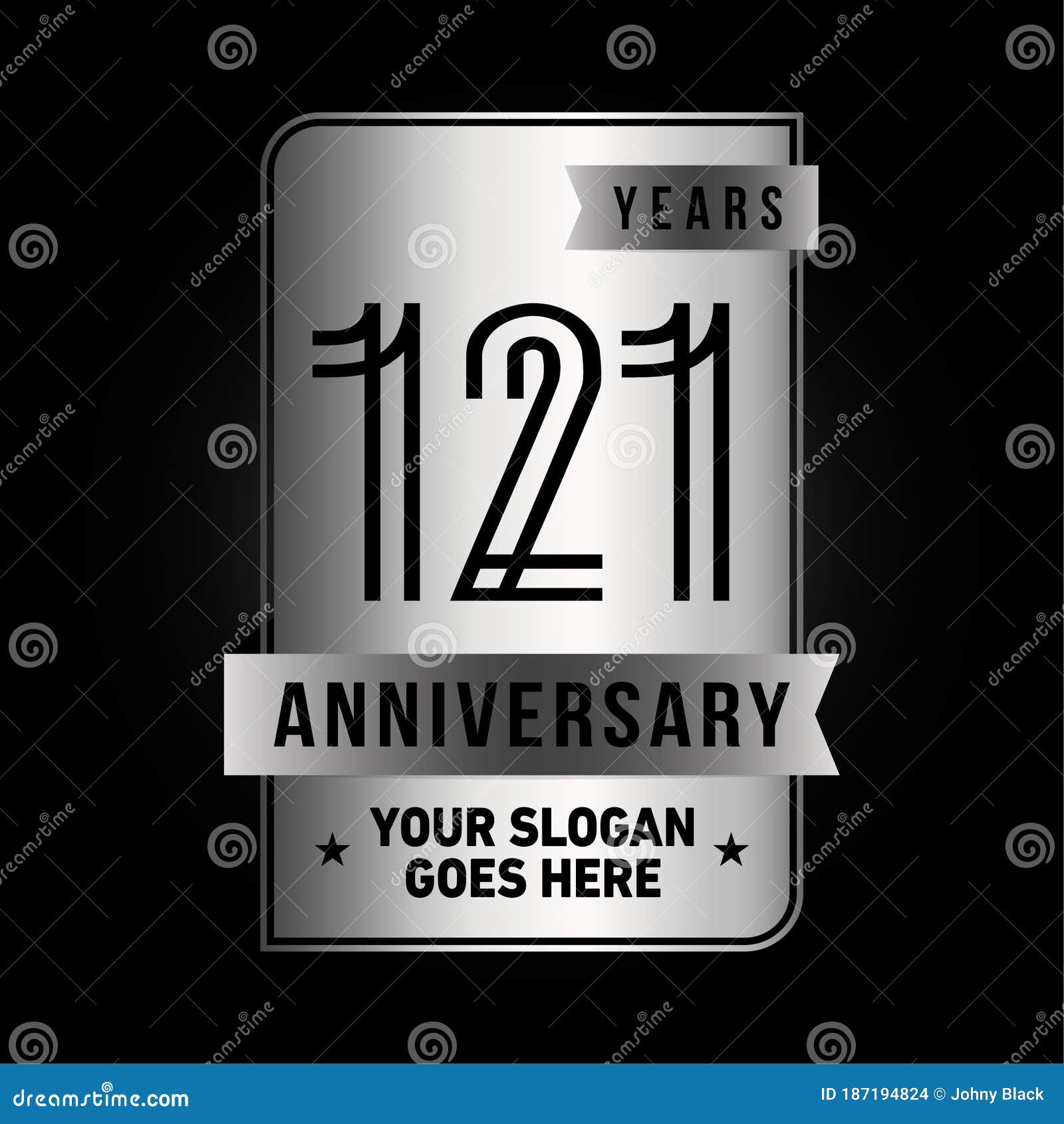121 Years Celebrating Anniversary Design Template. 121st Logo. Vector ...