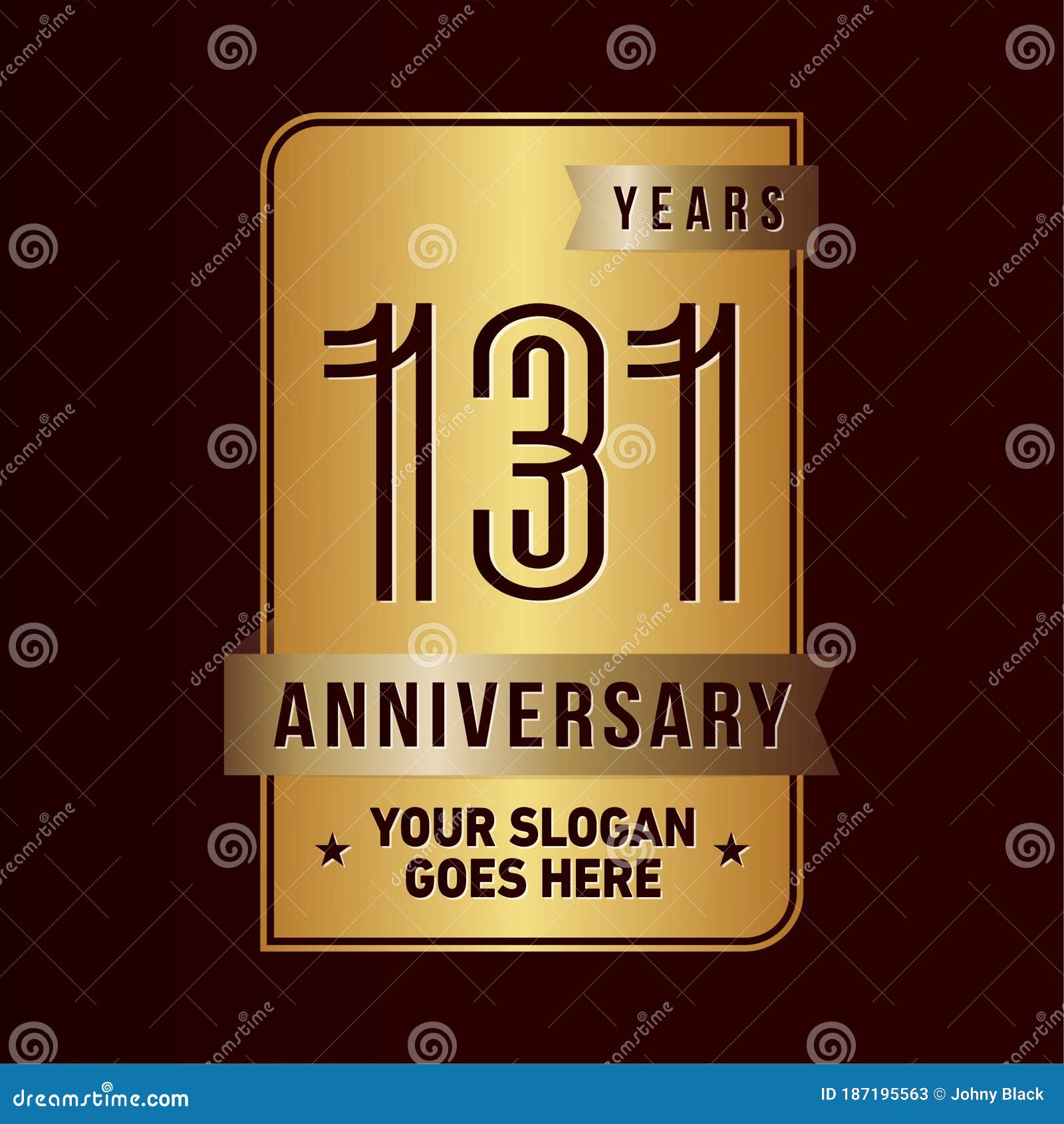 131 Years Celebrating Anniversary Design Template. 131st Logo. Vector ...