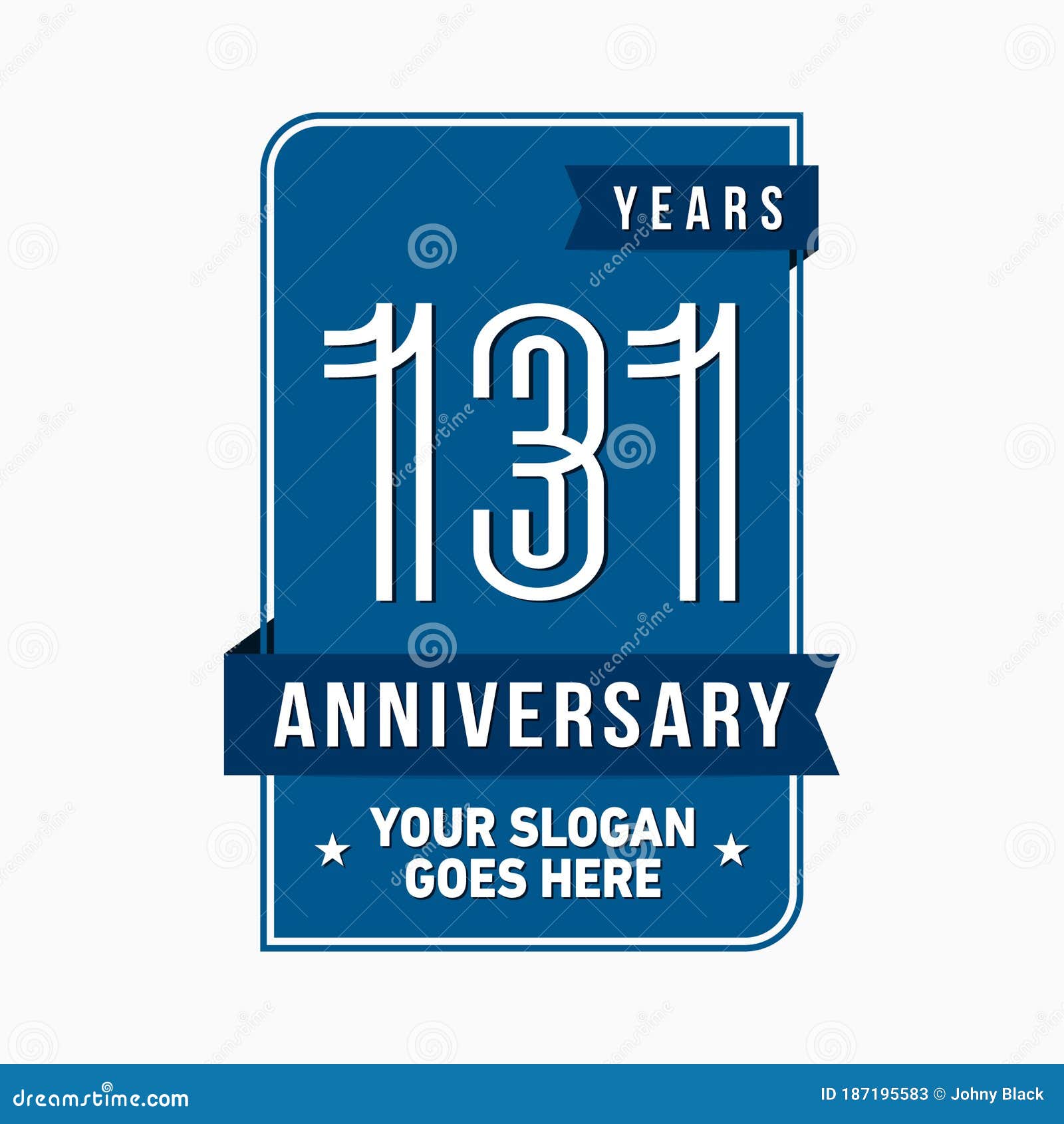 131 Years Celebrating Anniversary Design Template. 131st Logo. Vector ...