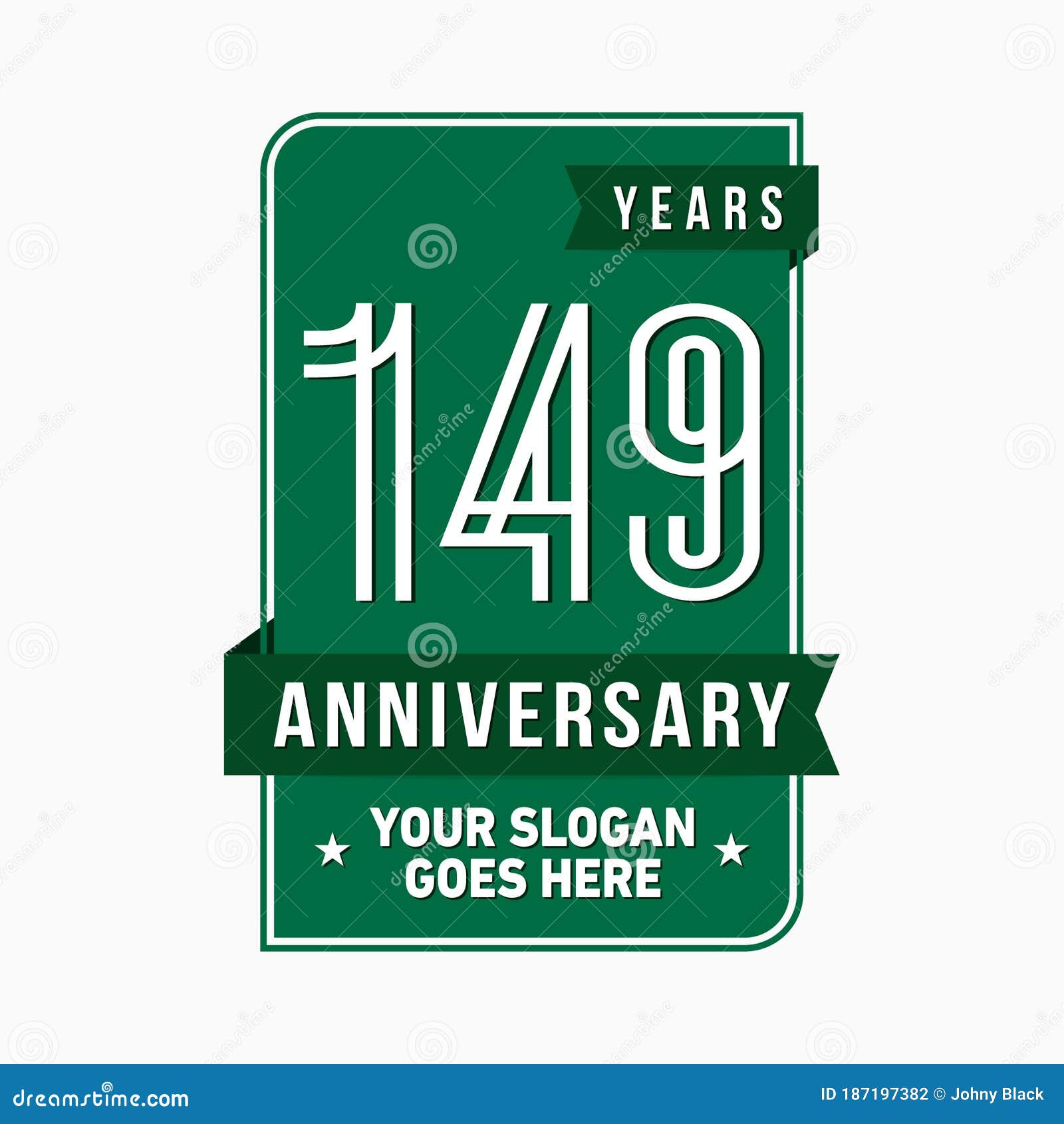 149 Years Celebrating Anniversary Design Template. 149th Logo. Vector ...