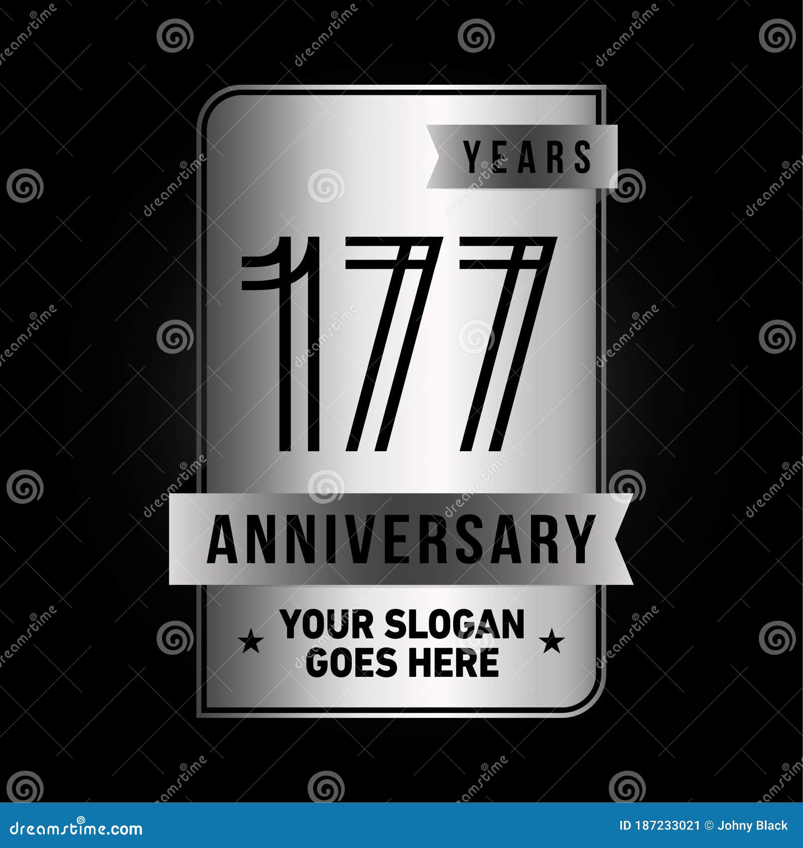 177 Years Celebrating Anniversary Design Template. 177th Logo. Vector ...