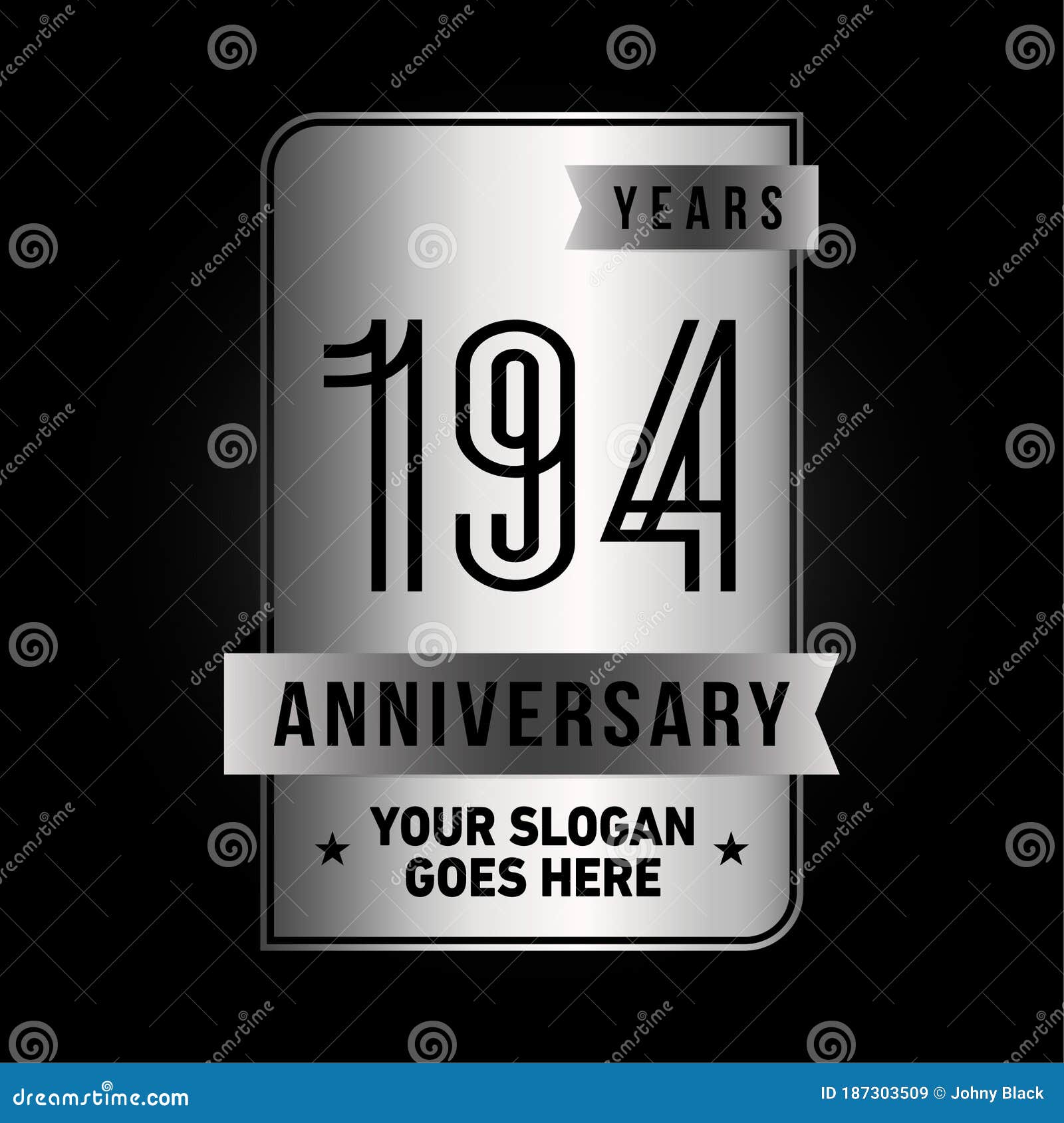 194 Years Celebrating Anniversary Design Template. 194th Logo. Vector ...