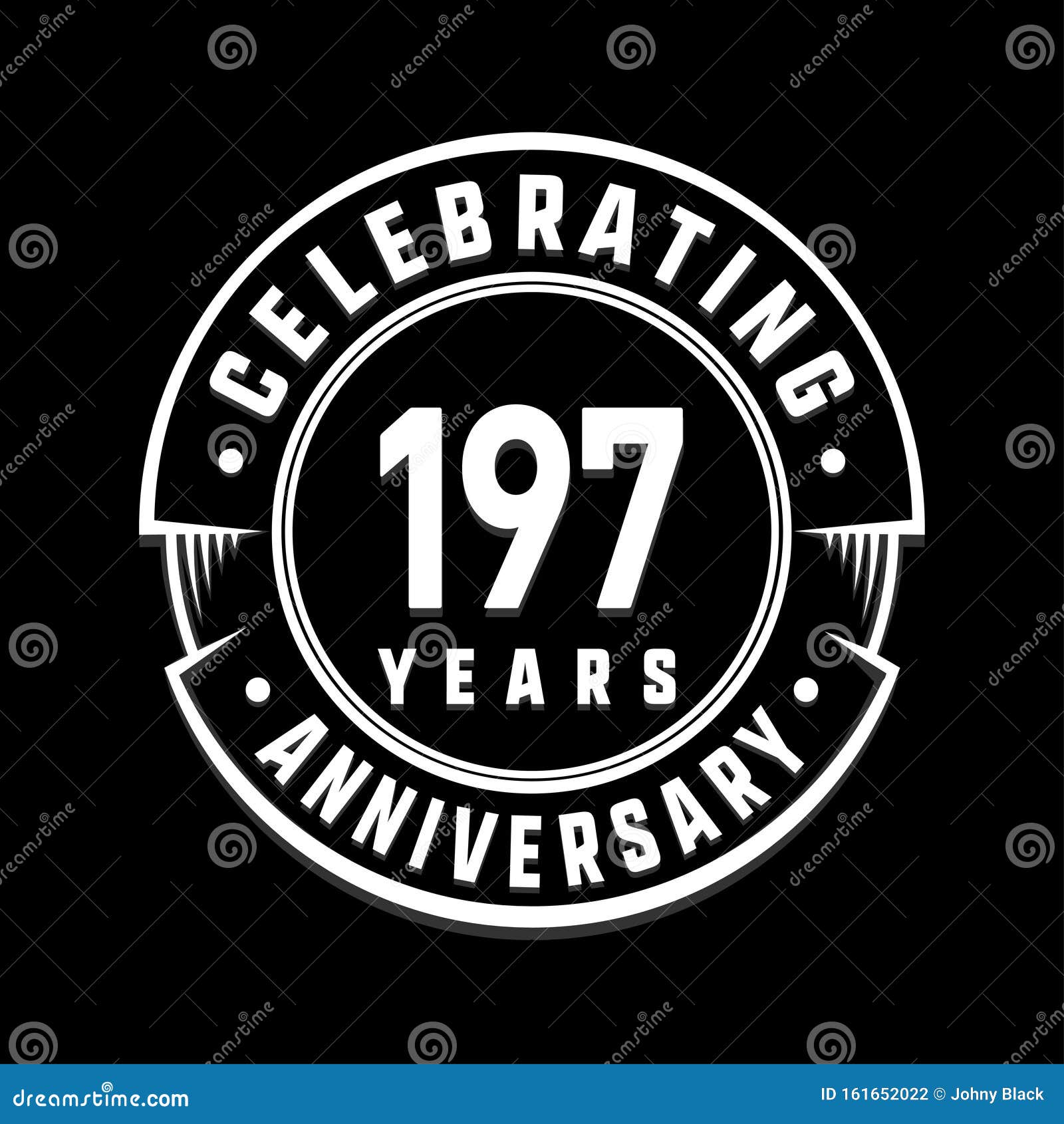 197years Anniversary Logo Template. 197th Vector and Illustration ...