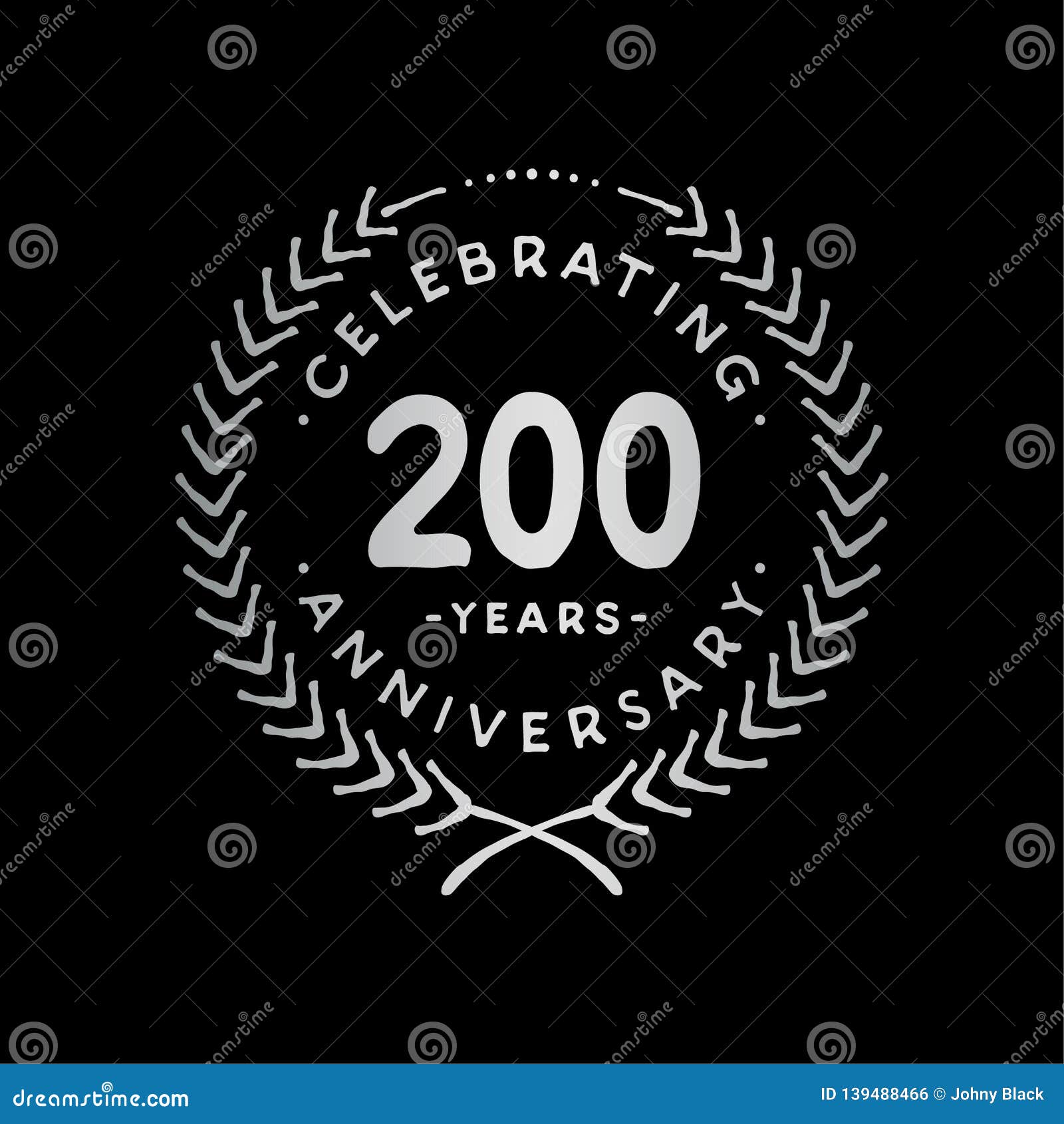 200 Years Design Template. 200th Vector and Illustration Stock Vector ...