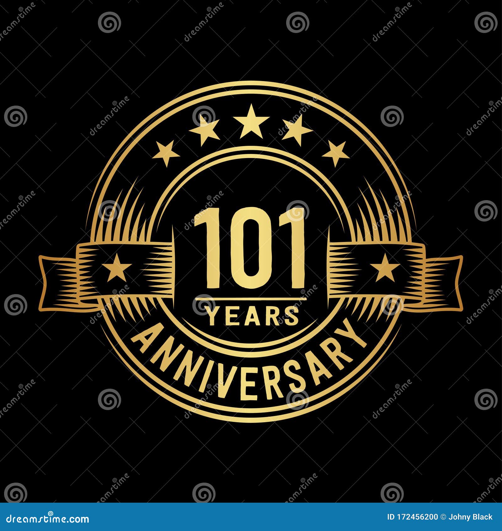101st Anniversary. One Hundred One Years Birthday Celebration ...