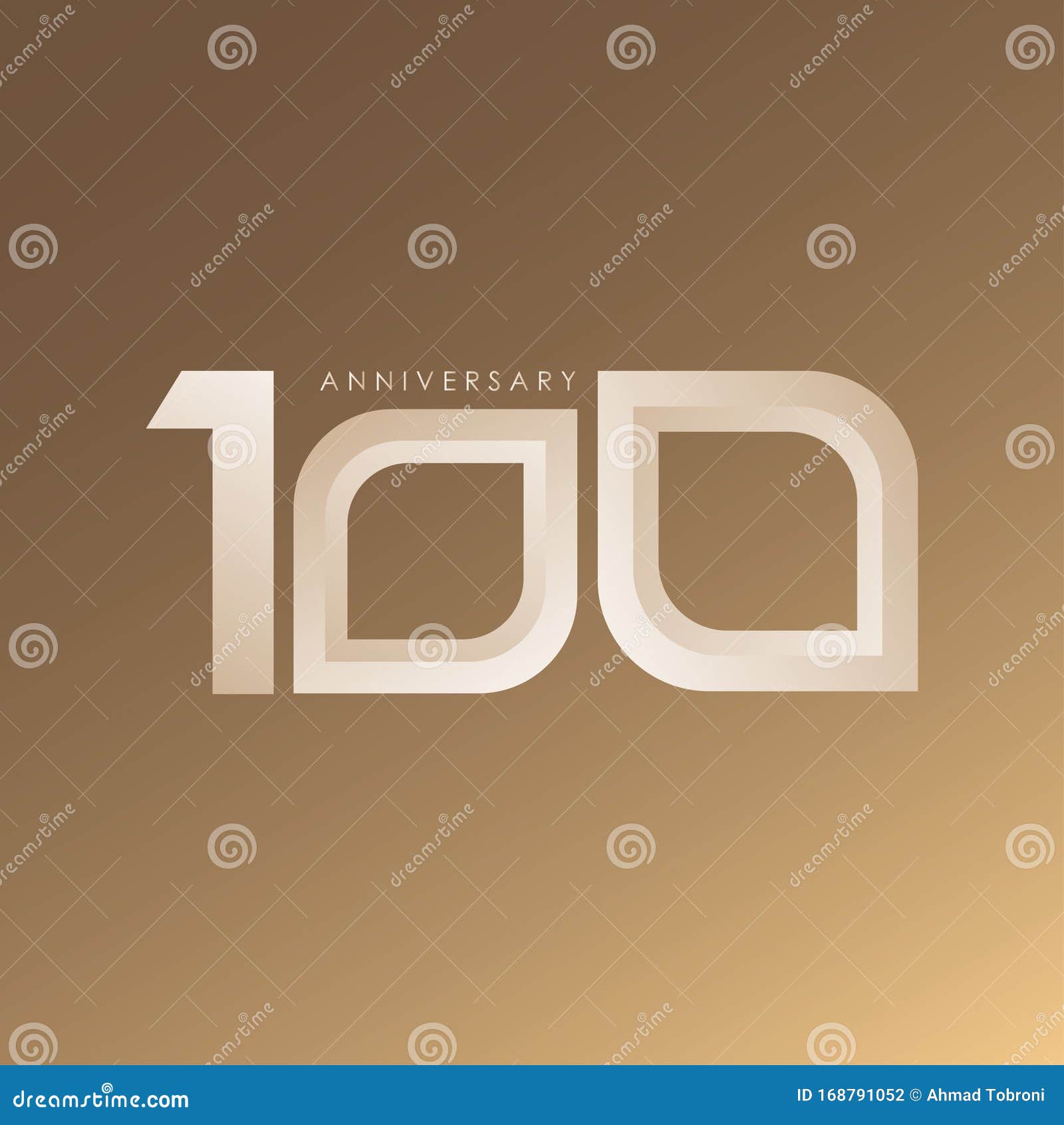 100 Years Anniversary Celebration Vector Template Design Illustration ...