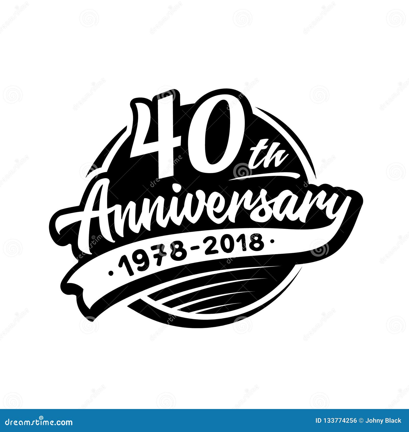 40 Years Anniversary Design Template. Vector and Illustration. 40th ... 40 Years Anniversary Design Template. Vector and Illustration. 40th ...