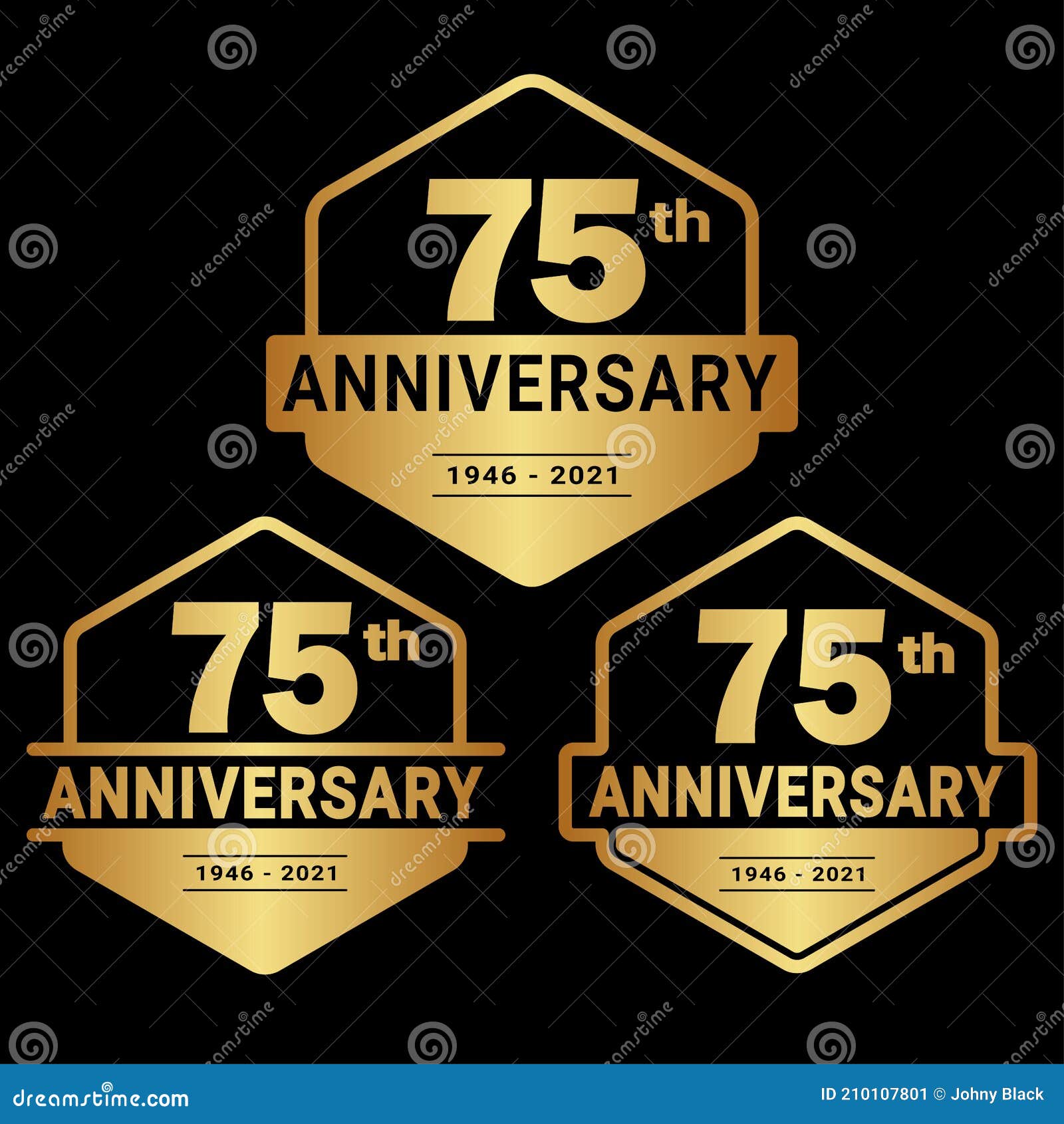 75 Years Anniversary Celebration Logotype. 75th Anniversary Logo ...